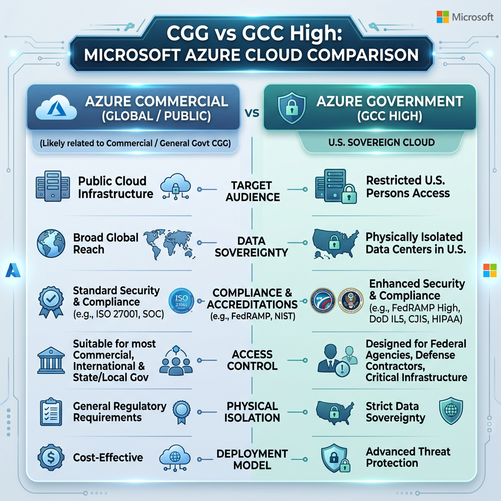 Understanding Microsoft GCC and GCC High – My Daily Cloud Blog